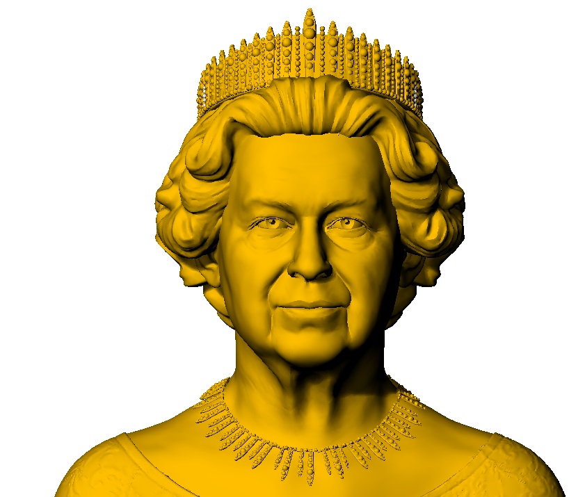 Queen Elizabeth 3D-print file