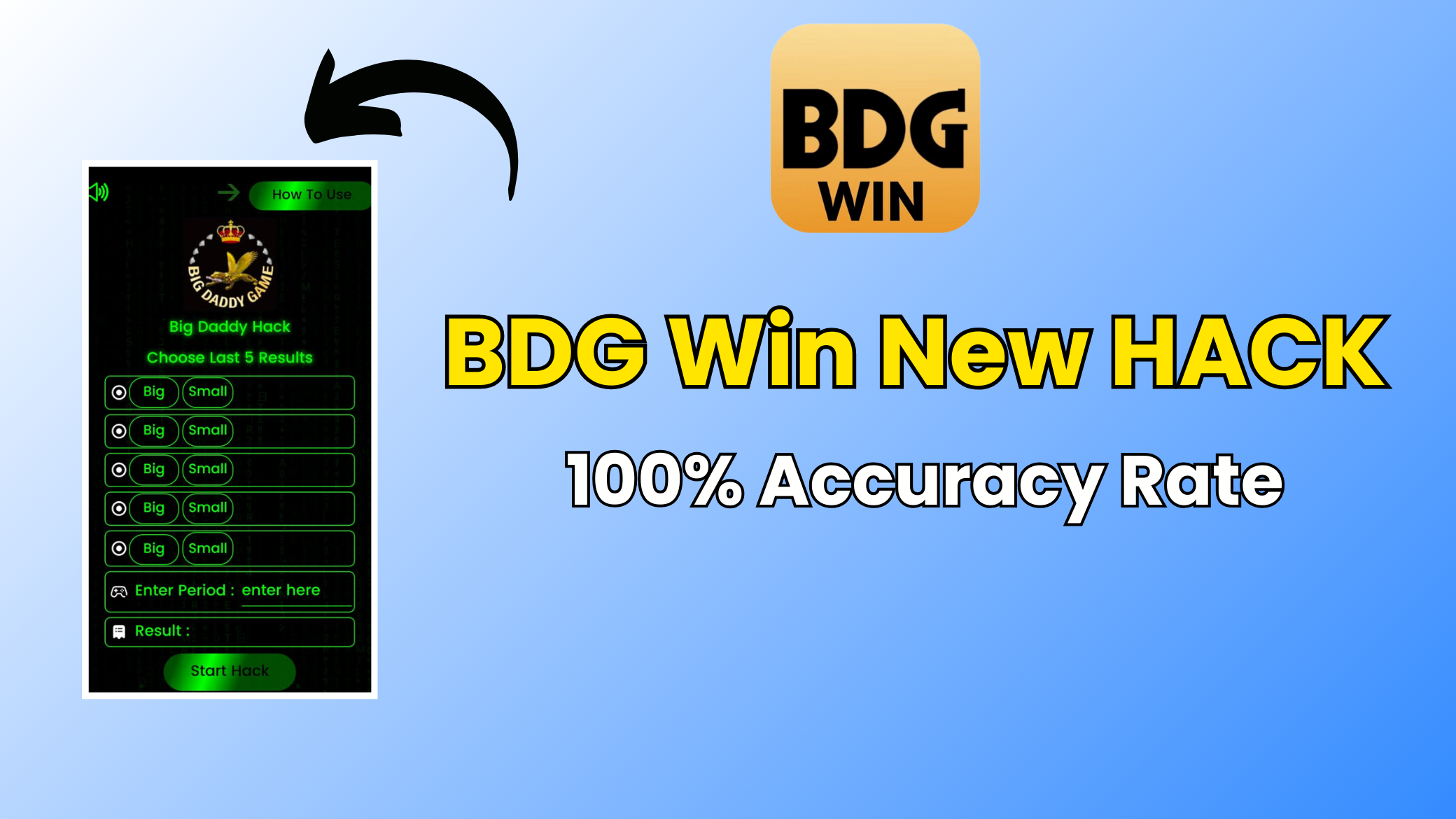 BDG Win New Accuracy HACK Download