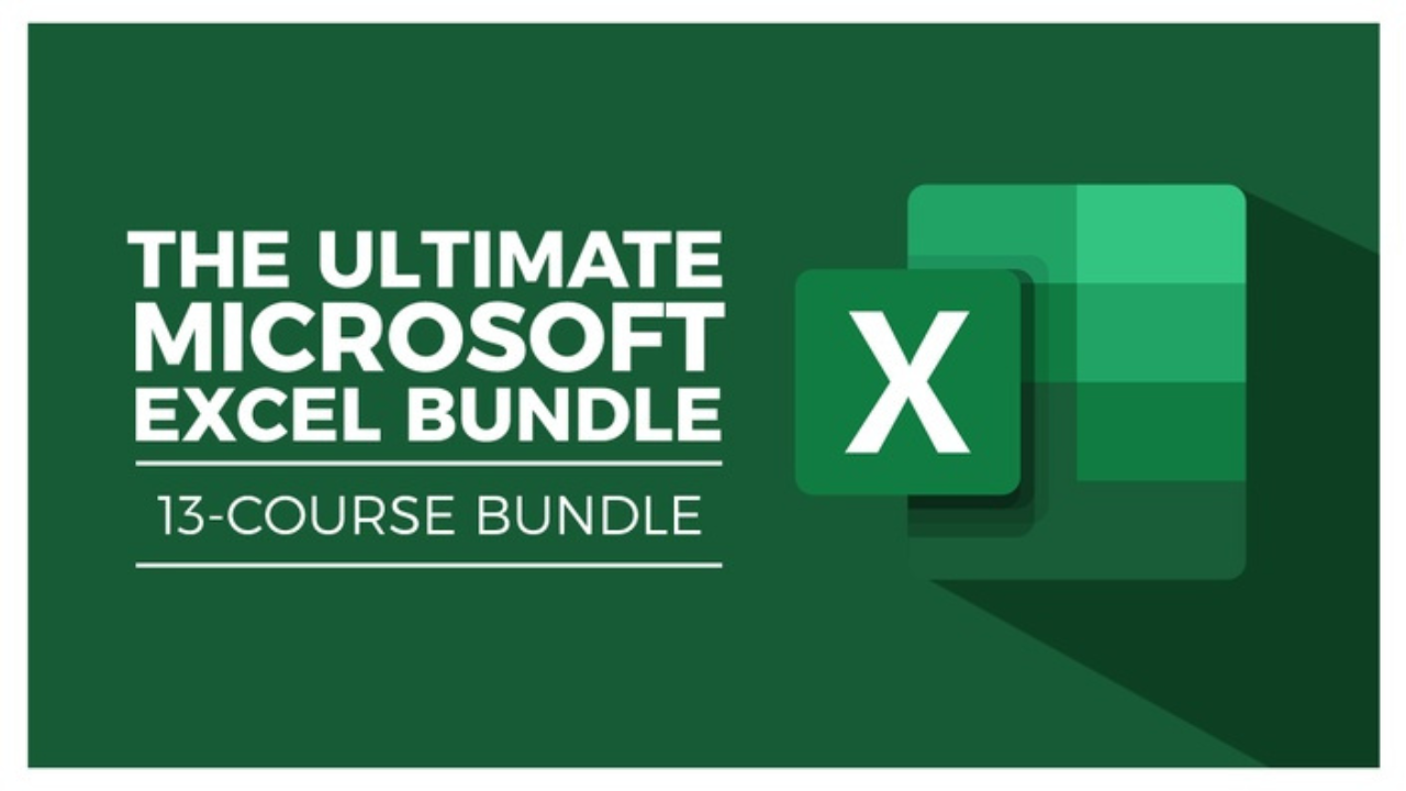 The Ultimate Microsoft Excel Bundle With Certification.