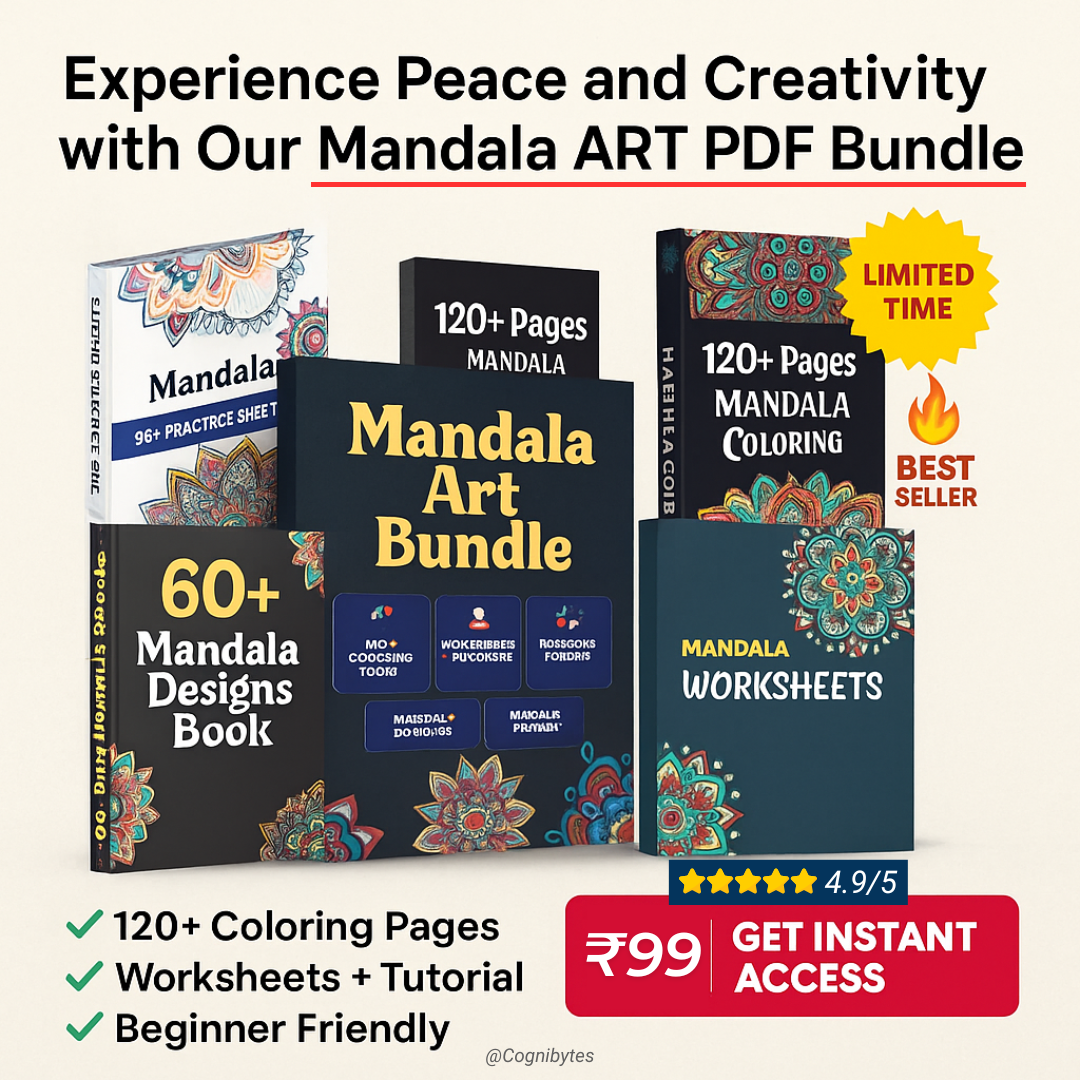 Mandala Art Pdf Bundle + Bonuses