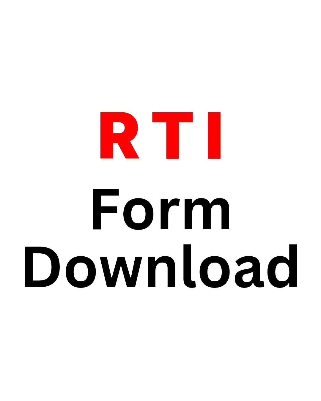 RTI form (A) for Applying Answer sheet Copy