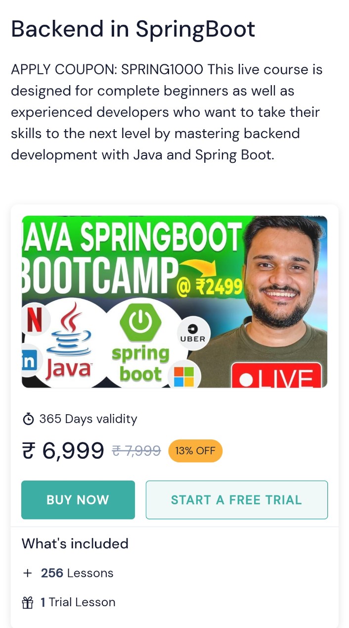 Sanket Singh Springboot