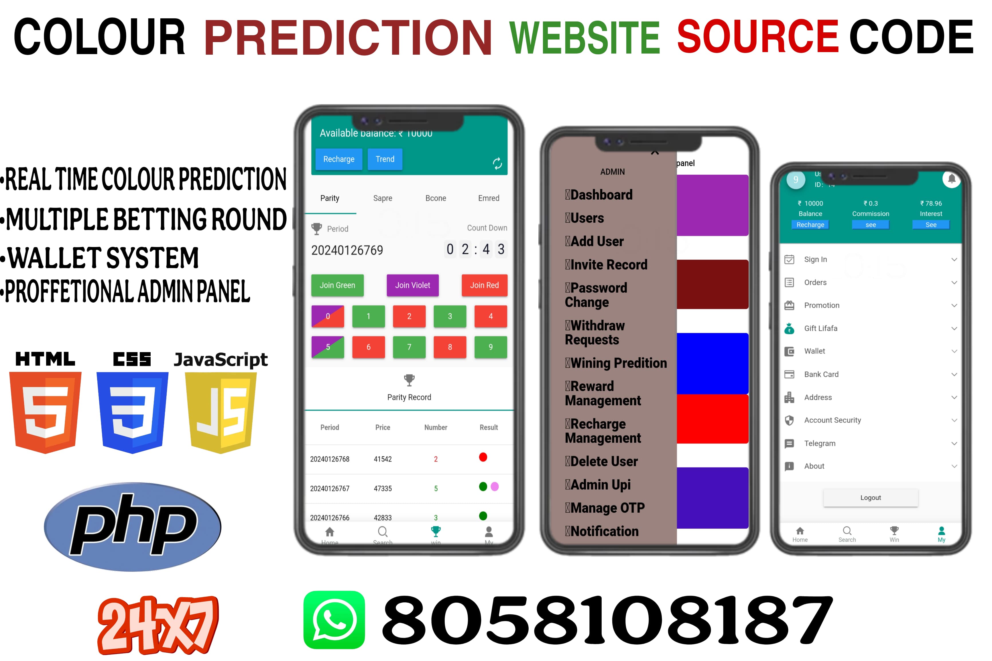 Colour Prediction Website Source Code