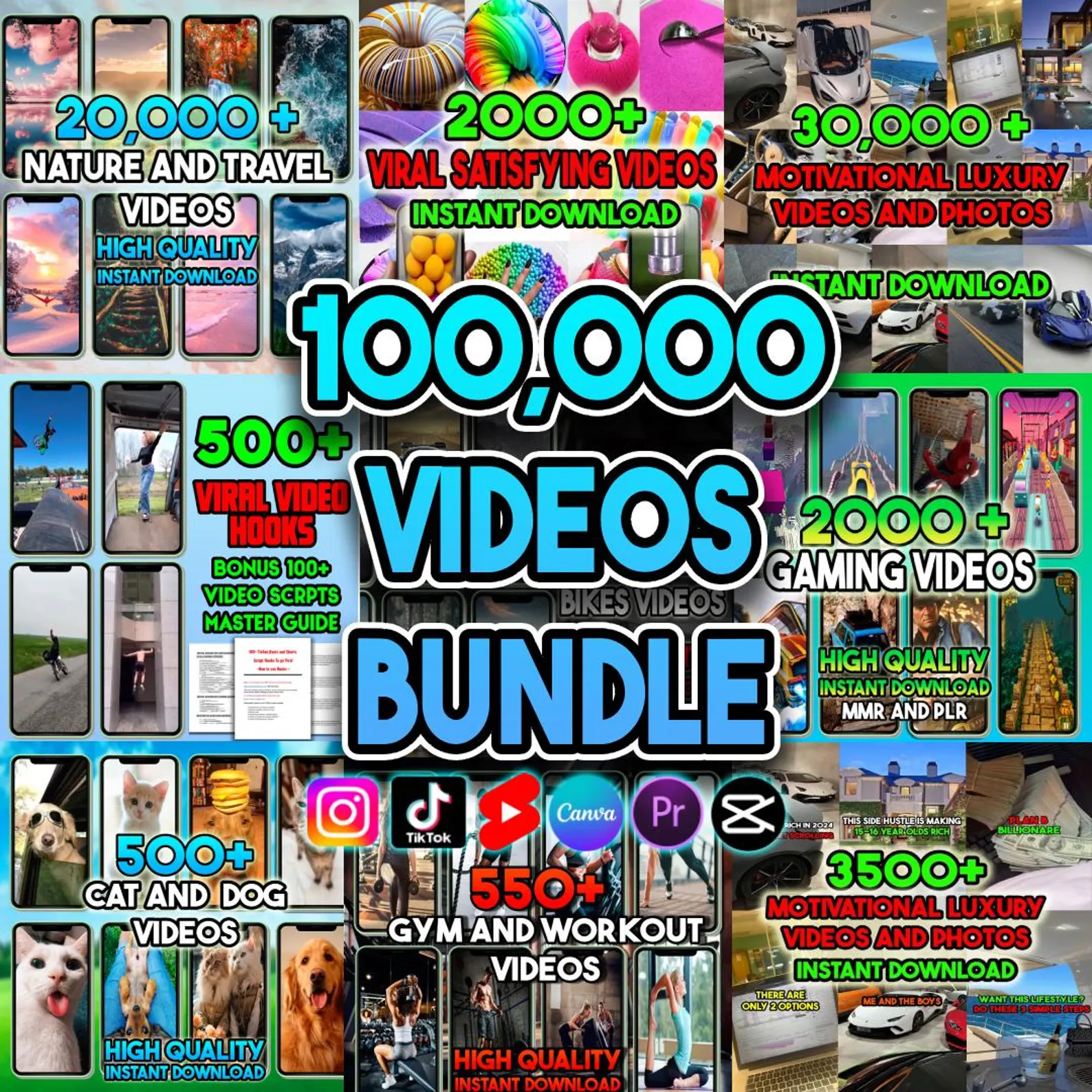 Unlock the Ultimate 100,000+ Mega Reels Bundle