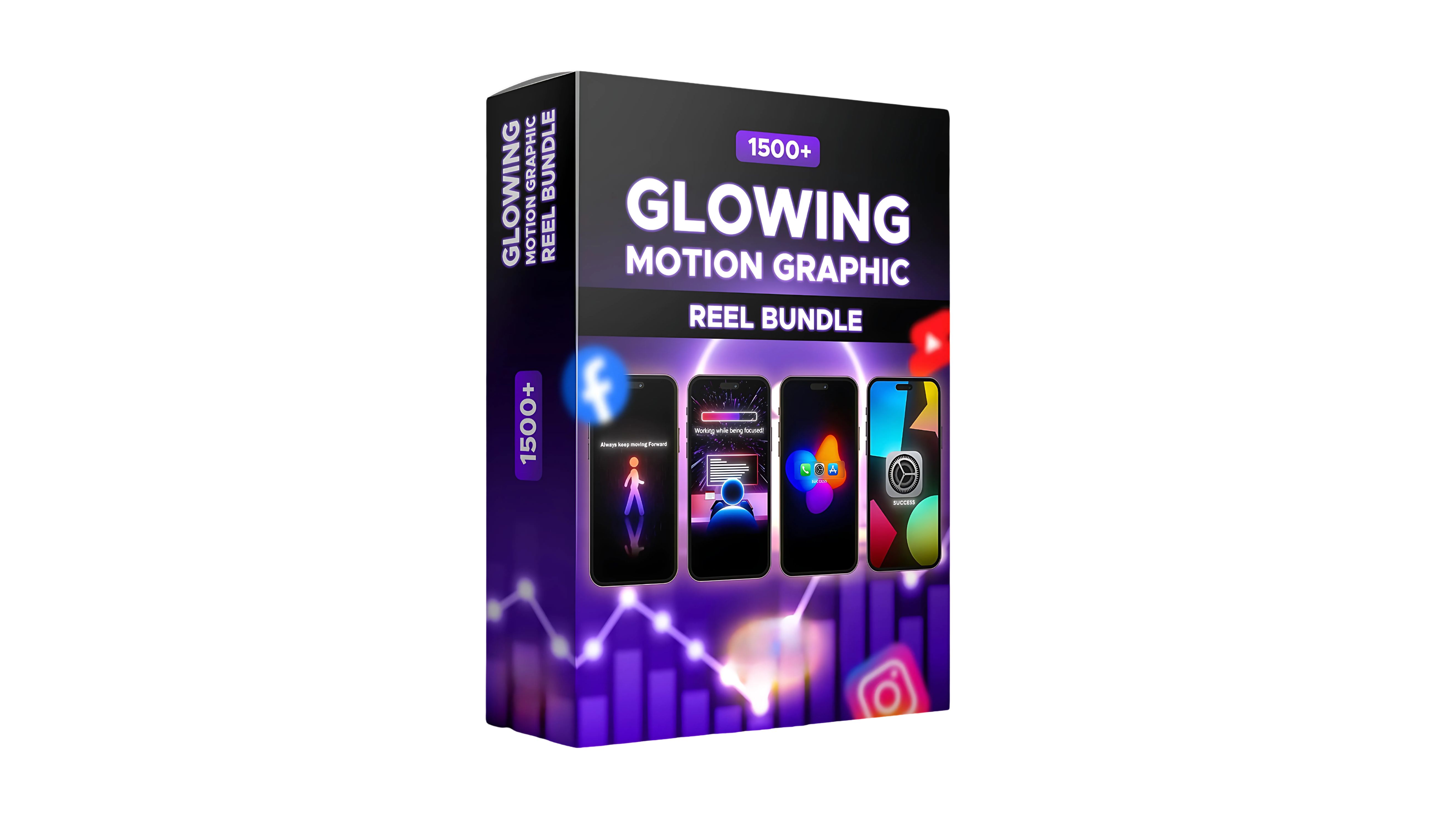 Glowing Motion Graphic Reels Bundle